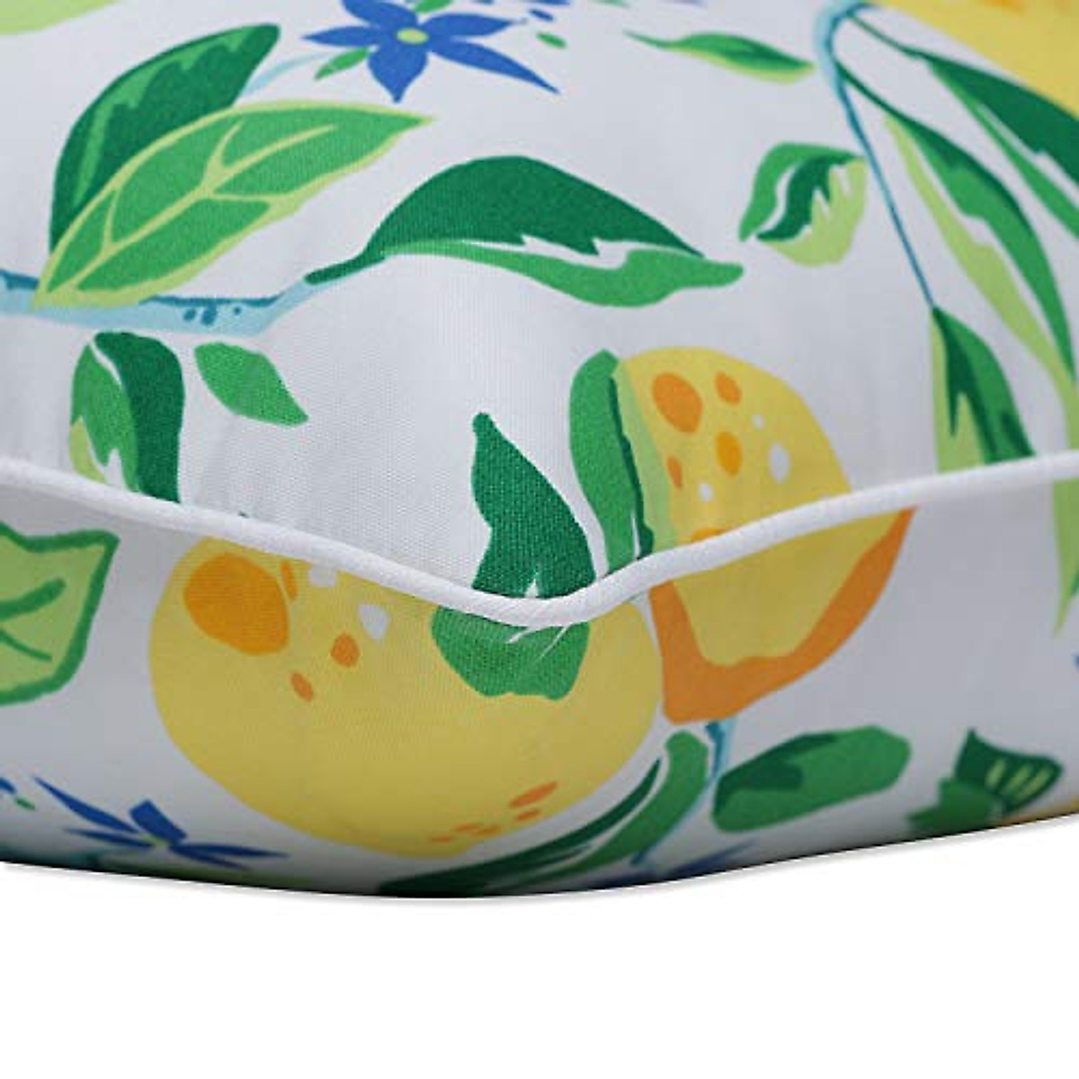 Pillow Perfect Outdoor/Indoor Lemon Tree Lumbar Pillows, 2 Count (Pack of 1), Yellow