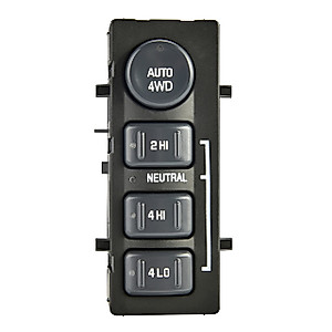 4WD Switch 4 Wheel Drive Selector 4x4 Transfer Case Switch Compatible with 1999-2002 Chevy Avalanche Silverado Suburban Tahoe GMC Sierra Yukon Replacement for 19168767 15709327 901-062