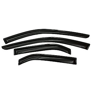 Auto Ventshade [AVS] Ventvisor / Rain Guards | Outside Mount, Smoke Color, 4 pc | 94740 | Fits 2007 - 2010 Ford Explorer Sport Trac