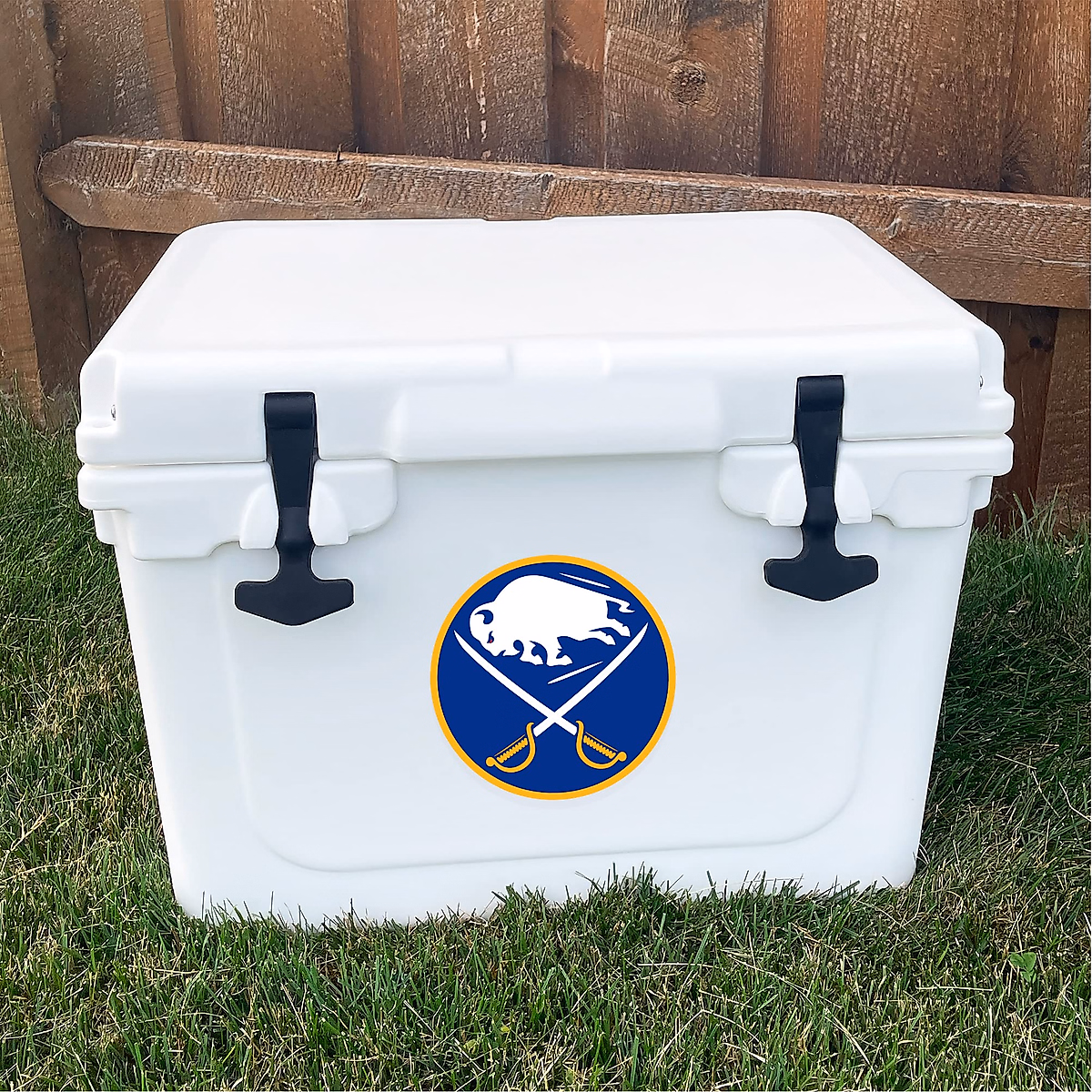 Desert Cactus Buffalo Sabres Team NHL National Hockey League Sticker Vinyl Decal Laptop Water Bottle Car Scrapbook (Individual A)