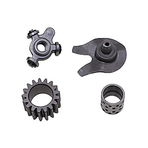 TRKIMAL Semi Auto Clutch Assembly 18Teeth For 50cc 70cc 90cc 110cc 125cc 135cc Engine Dirt Bikes ATV Quad Go-Kart Taotao (18Teeth)