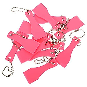 DECHOUS 12pcs Lottery Scratcher Tool Plastic Scraper Tool Scratch Free Plastic Scraper Cleaning Pen-Shaped Scraper Tool for Stickers Labels