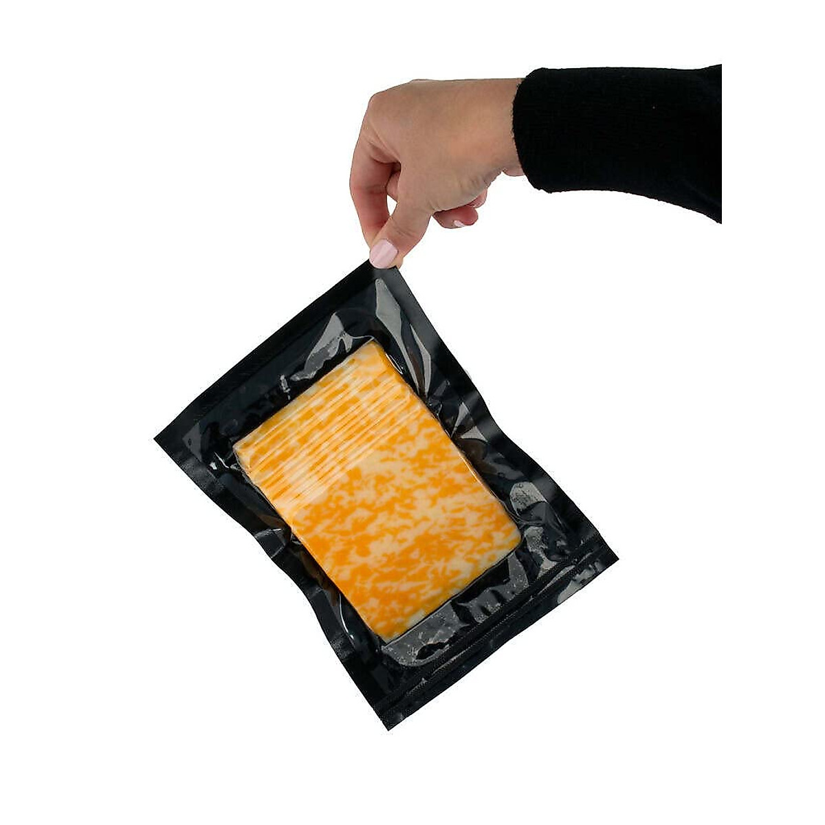 VacMaster Chamber Machine Pouches, Heavy Duty Pre-Cut Chamber Vacuum Sealer bags, 3 MIL Black and Clear, BPA Free, 250 Chamber Vacuum Sealer Bags Per Case (6" x 8")