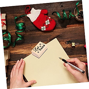 3pcs Christmas Snowflake Stamp Wooden Stamps Scrapbook Stamp Christmas Holiday Decorative Rubber Stamp Xmas Stamp Wooden Seal DIY Diary Stamp Snow Stamp self Made periodicals