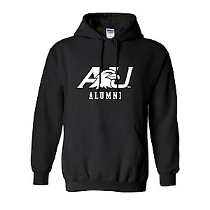 CreateMyTee | Ashland U University Alumni Hooded Sweatshirt (Black, X-Large)