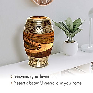 Motorcycle Urn - Cremation Urns for Human Ashes Adult for Funeral, Burial, Niche, or Columbarium Cremation - Urns for Adult Ashes - Cremation Urns for Human Ashes - Large
