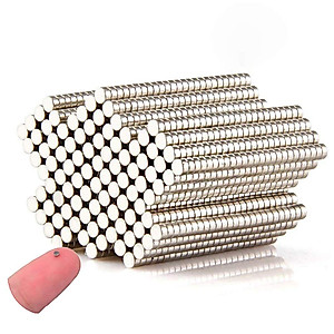 300 PCS 2mmx1mm Round Disc Decor Craft Miniature Holder Magnets for Hobbies Crafts Warhammer 40k