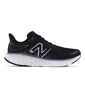 New Balance Men's Fresh Foam X 1080 V12 Running Shoe, Black/Thunder/White, 9.5 Wide