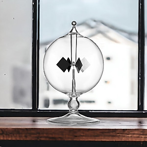 DORAMI Clear Solar Power Crookes Radiometer Sun Light Energy Spinning Vanes