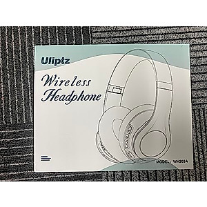 Uliptz Wireless Bluetooth Headphones, 65H Playtime, 6EQ Sound Modes, HiFi Stereo Over Ear Headphones with Microphone, Foldable Bluetooth 5.3 Headphones for Travel/Office/Cellphone/PC (Rose Gold)