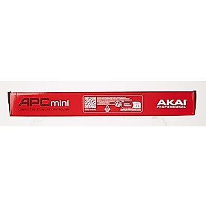 AKAI Professional APC Mini MK2 - USB MIDI Pad Controller for Clip Launching with Ableton Live Lite, 64 RGB Pads, Drum and Note Mode and MIDI Mixer