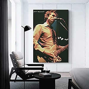 Boyg Jeff Buckley Grace Canvas Poster Bedroom Decor Sports Landscape Office Room Decor Gift Canvas Art Poster And Wall Art Picture Print Modern Family Bedroom Decor Posters 12x18inch(30x45cm)