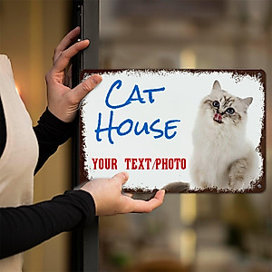 Custom Signs Outdoor Metal,Personalized Street Signs Personalized Plaque Address Signs for Houses With Name Customized Business Signs for Outside for Rent Sign No Weenies Allowed Sign (style 1)