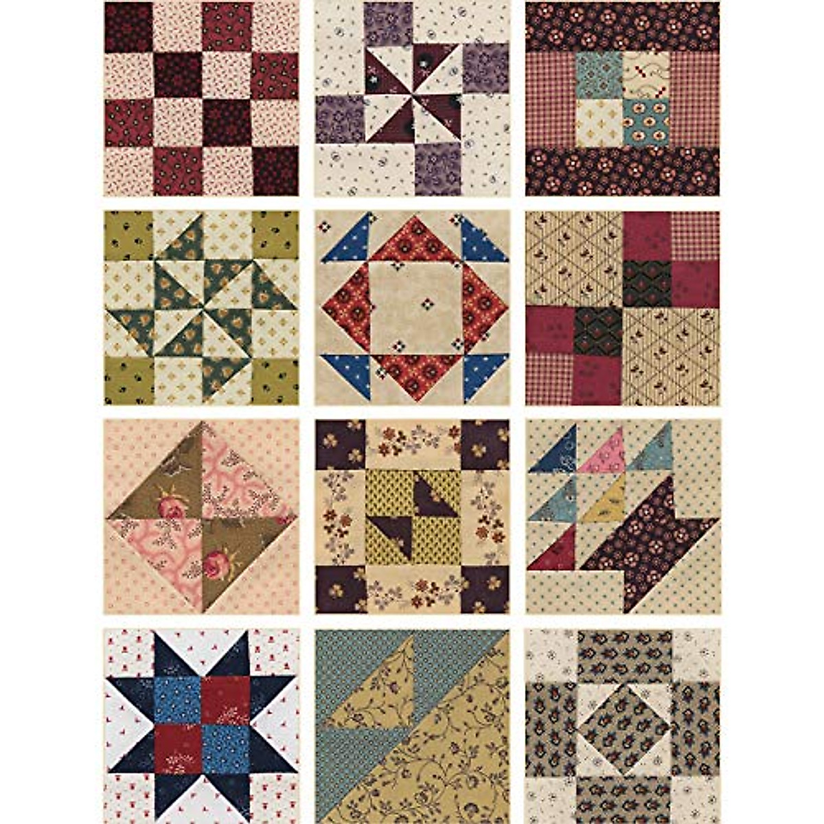 Schoolgirl Sampler: 72 Simple 4" Blocks and 7 Charming Quilts