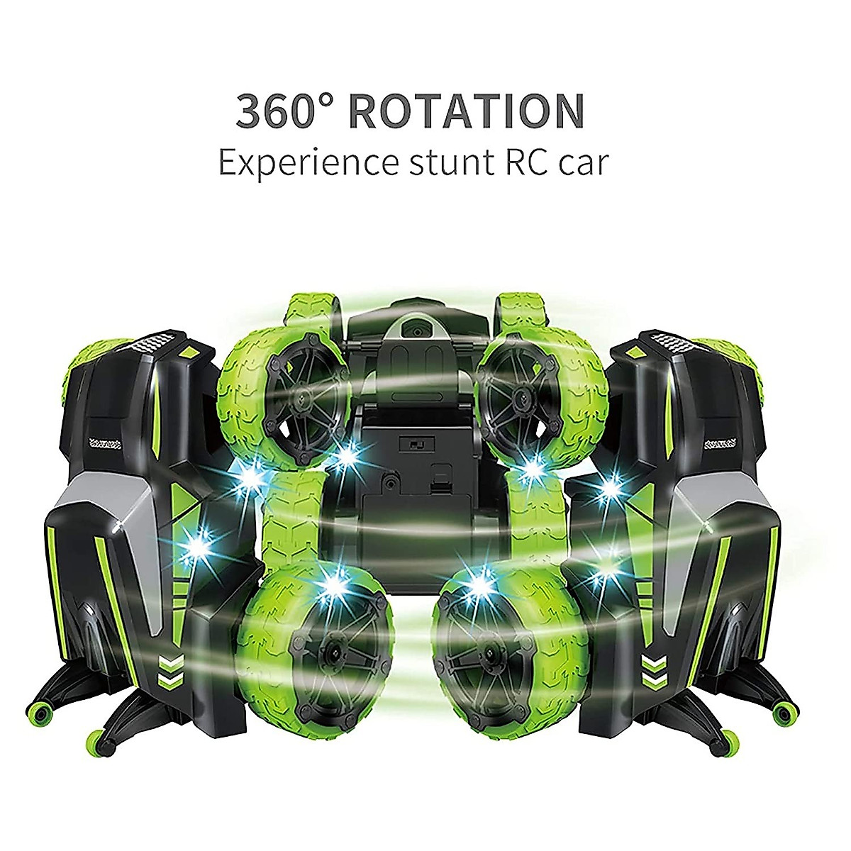 Nonorytloo Remote Control Car,RC Stunt Car Toy for Toddlers Rechargeable 360 degreeRotation Monster Trucks,Toys 2.4Ghz RC Crawlers Vehicle Birthday Gift Kids All Girls Childent Boys 4 5 6 7 8 9 10