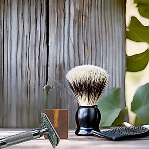 CestAntiQ Leather Double Edge Safety Razor Head Protective Sheath,Brown Shaving Razor Travel Cover, Safety Razor Head Guard, Leather Razor Case, Double Edge Razor Protector, Shaving Accessories Pouch