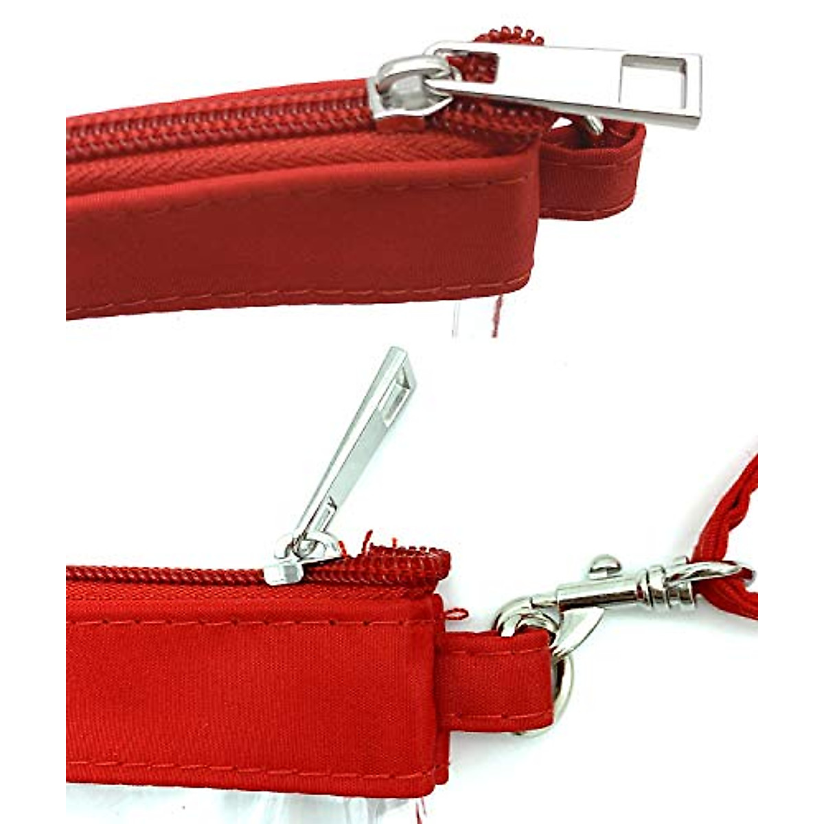 VIEEL New Clear Tote Bag, Crossbody Purse Bag, Adjustable Shoulder Strap (Red)