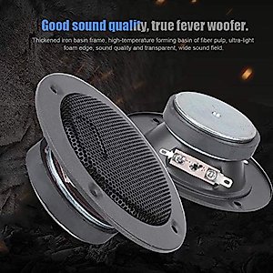 Mini 3Inch Component Tweeter Loudspeaker Horn with Diversion Magnetic Circuit Desig, Speaker Accessories