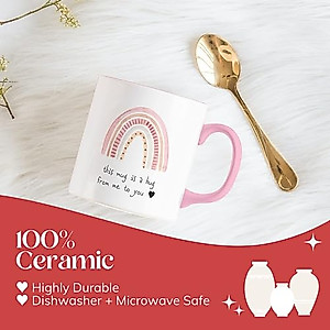 UnBoxMe Mug Gift With Quote | Gift For Best Friend, Sister, Mom | Thinking Of You, Get Well Soon, Encouragement, Nurse Gift, Cancer Gift, Birthday, Sympathy, Condolence | Perfect Valentines Day Gift