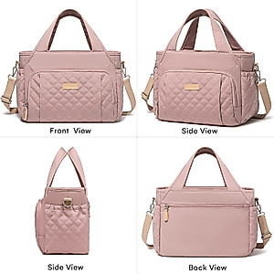 Artelaris Lunch Bag for Women, Insulated Lunch Box for Work, Large Leakproof Cooler with Side Pockets and Removable Shoulder Strap Women's Lunch Bag, Picnic School Beach Cute Lunch Bags