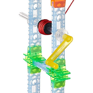 Brackitz Pulleys 90 Piece STEM Simple Machines Building Toy for 7, 8 and 9+ Year Olds | Kids Educational Engineering Construction Set | Hours of Creative Learning and Fun