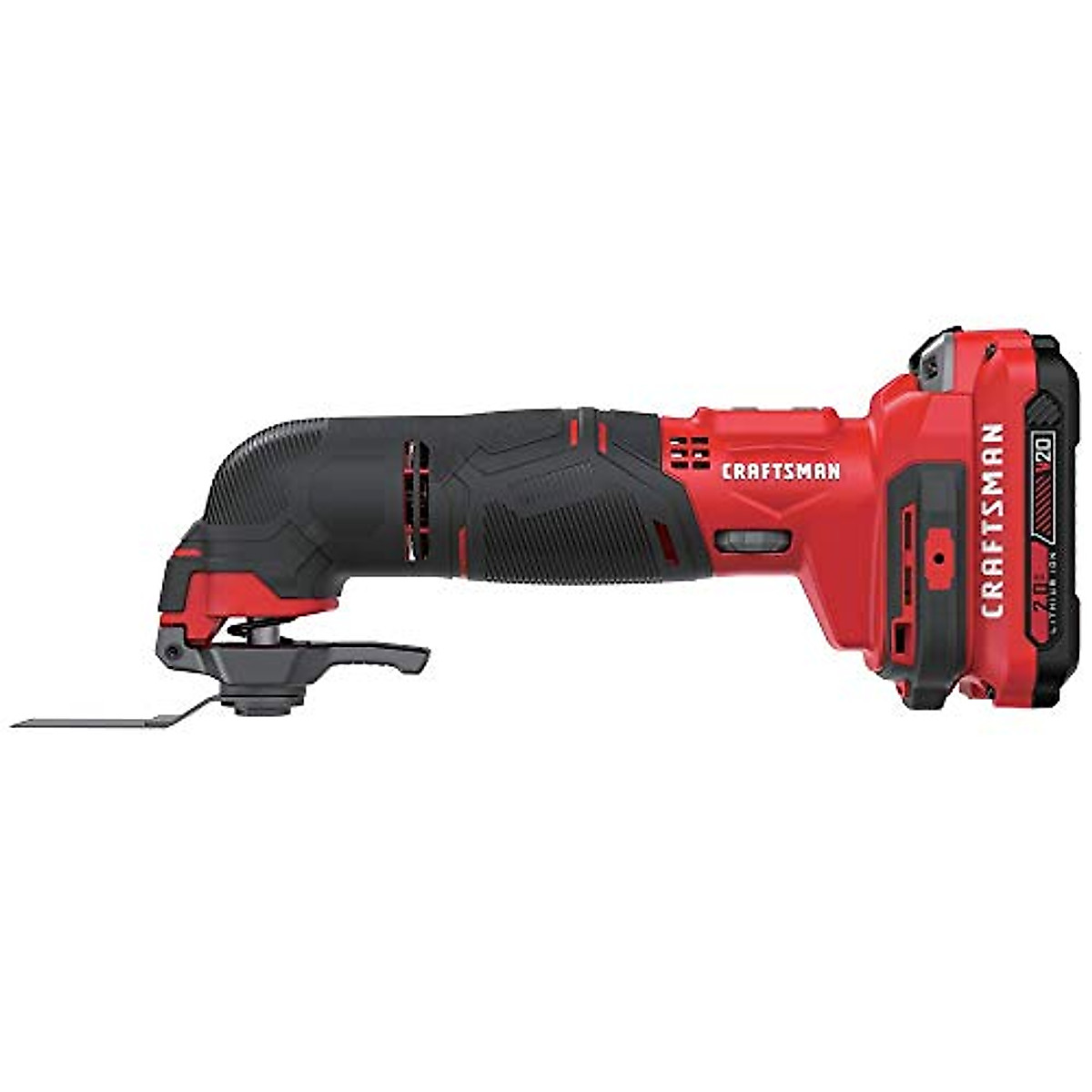 CRAFTSMAN V20 Cordless Multi-Tool, Oscillating Tool Kit, 16 Piece Kit with Blades, Sand Paper, Battery and Charger Included (CMCE500D1)