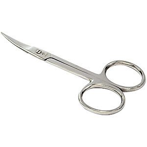 Mundial 701-S Specialty Forged 3 1/2" Curved Embroidery Scissors, Extra Fine Points