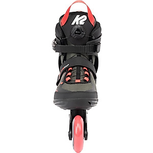 K2 Alexis 80 Boa Womens Inline Skates - Gray/Coral, 8.5