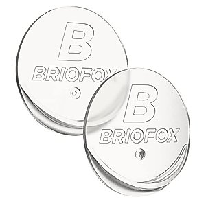 BRIOFOX Shower Curtain Rod Holder 3M Adhesive | Heat Resistant | Waterproof | Max Load 60 lbs Shower Rod Retainer for Wall, 2 Pack, Transparent (Rod Not Included)