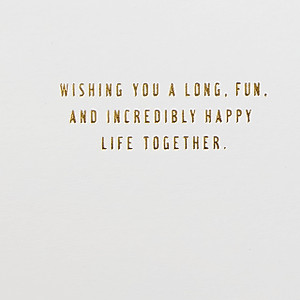 Hallmark Signature Congratulations Engagement Card, Bridal Shower Card, Wedding Card (Congrats Confetti)