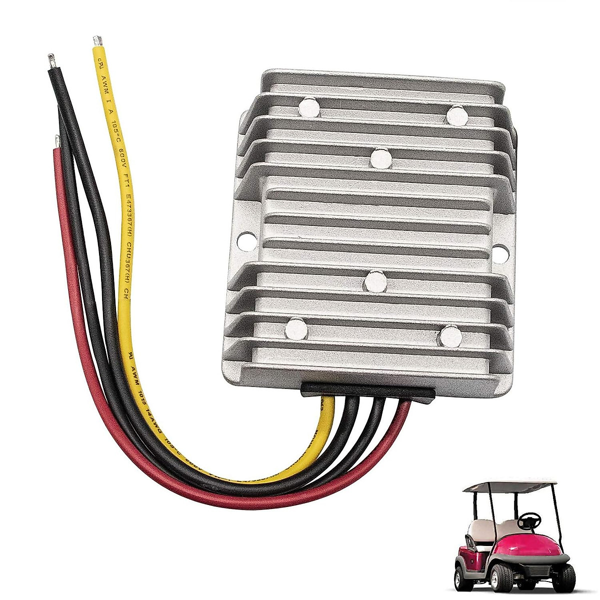 Drive-up DC Voltage Reducer 48V Step Down to 12V 15A 180W Buck Converter Waterproof Voltage Regulator