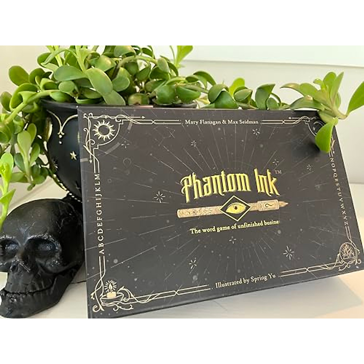 Phantom Ink, Spooky Word Guessing Game, Ages 8+, 4 to 8 Players, Resonym Games