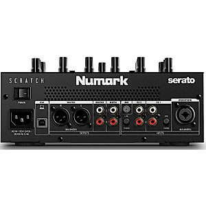 Numark Scratch | Two-Channel DJ Scratch Mixer for Serato DJ Pro (included) With Innofader Crossfader, DVS license, 6 Direct Access Effect Selectors, Performance Pads and 24-Bit Sound Quality