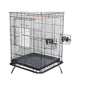Bird Parrot Cage Cockatiel Amazon African Grey Caique Conure, 20 X 20 X 65"h