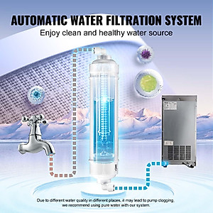 VEVOR Commercial Ice Maker Machine, 80lbs/24H Ice Maker Machine with 27.5lbs Storage Capacity, 40 Ice Cubes in 12-15 Minutes, LED Digital Display Commercial Ice Maker for Bar Home Office Restaurant