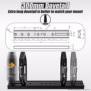 SVBONY SV550 APO Telescope, 122mm F7 Triplet Apochromatic Refractor Telescope, Professional Astronomical Telescope with 300mm Versatile V-Style Dovetail for Astrophotography and Visual with Bag