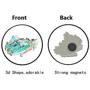 Canada Magnets for Refrigerator Canada Map Fridge Magnet Souvenir Gift for Easter Monther‘s Day Home Fridge Kitchen