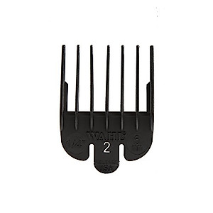 Wahl Professional #2 Guide Comb Attachment 1/4" (6.0mm) - 3124-001 – Great for Professional Stylists and Barbers - Black