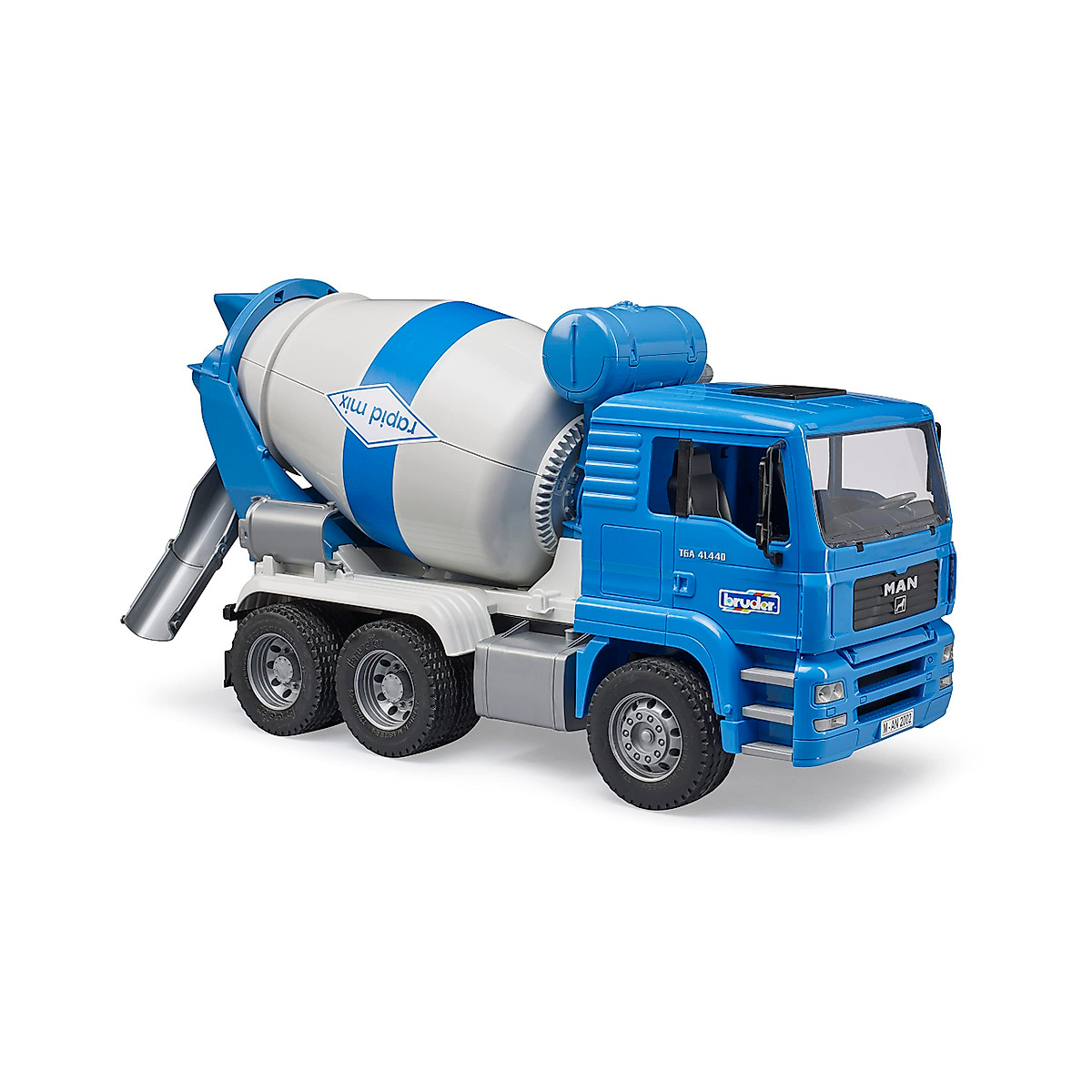 Bruder 02744 MAN Cement Mixer Realistic Construction Truck for Pretend Play