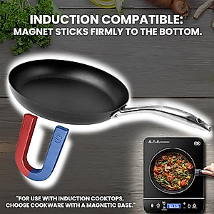 OMEO Portable Induction Cooktop Hot Plate Countertop Burner 1800 Watts Induction Burner with LCD Sensor Touch, LED Display, 10 Temperature Levels, Child Safety Lock, Auto Shutoff Function