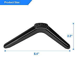 TV Stands for TCL Smart Roku TV, TV Pedestal Feet Compatible with TCL 49 inch 50 inch 55 inch TV, Include Screw Set (Black)