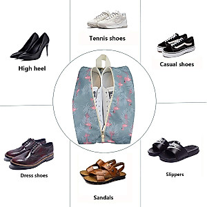 Travel Shoe Bags Waterproof Portable Shoe Storage Pouch with Handle for Men & Women