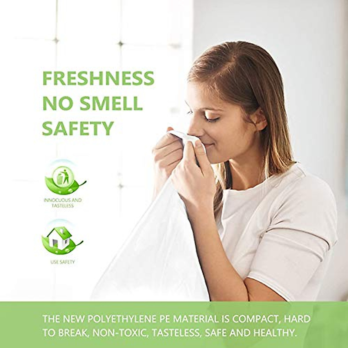 Small Trash Bags, Magesh 4 Gallon Trash Bag/Small Garbage Bags, Strong Wastebasket Liners for Bathroom Bedroom Office Trash Can, Clear 200 Counts