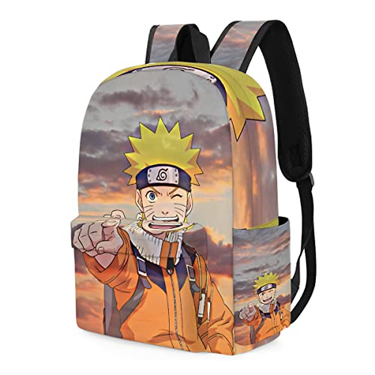 Cartoon student shoulder bag, large capacity, fashionable and youthful cute school bag (Anime style 2)