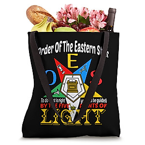 Order Of The Eastern Star OES Guided By The Light Sisterhood Tote Bag