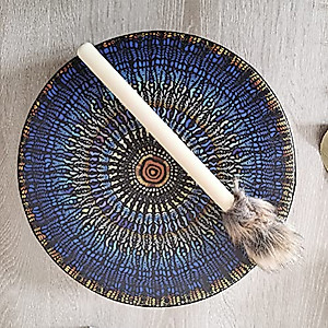 Shaman Drum, Vegan Shaman Sound Healing Tool, Symbol of the Siberian Drum Spirit Music Shamanic Drum