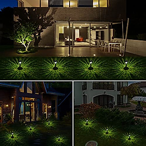 Dikeworf Solar Pathway Lights, 12 Pack Auto ON/Off Solar Garden Lights Outdoor IP44 Waterproof Solar Path Lights Landscape Decoration for Walkway Yard Lawn Patio(Cool White)
