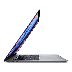 Apple 15.4in MacBook Pro Laptop (Retina, Touch Bar, 2.2GHz 6-Core Intel Core i7, 16GB RAM, 256GB SSD Storage) Space Gray (MR932LL/A) (2018 Model) (Renewed)