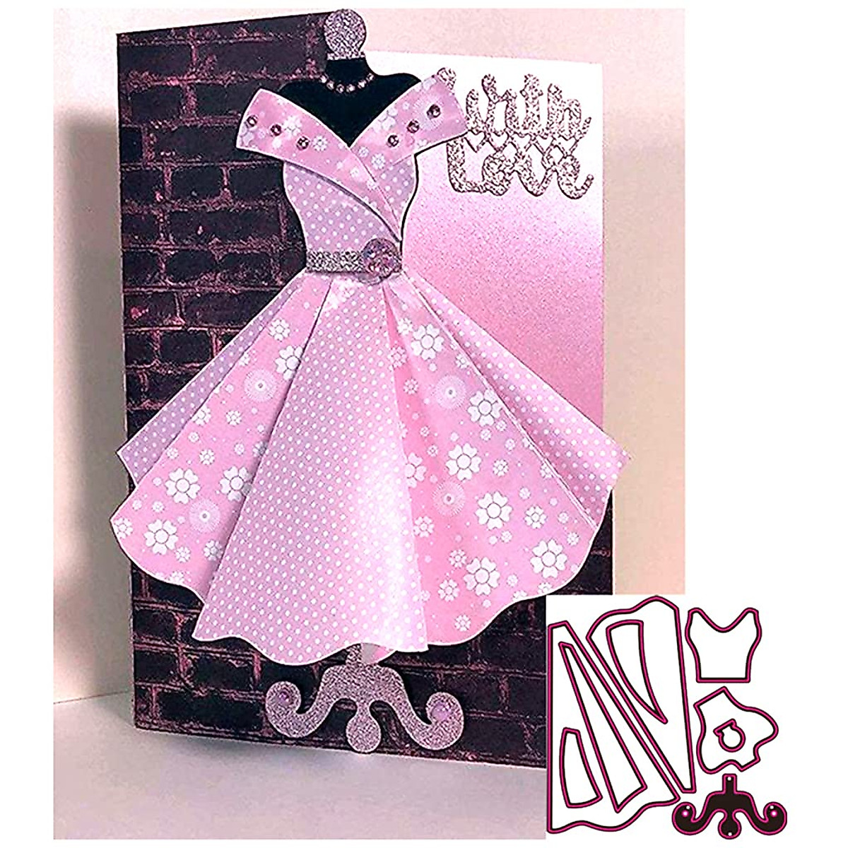 Dress Metal Die Cuts, Cutting Dies for Card Making Clearance, Embossing Dies for Scrapbooking, DIY Album Paper Cards Decoration