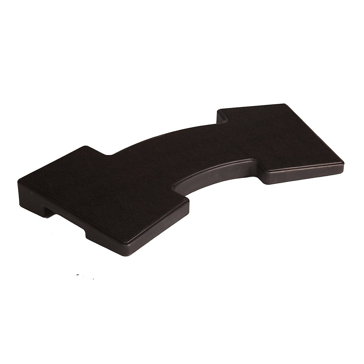 Gator Cases Mega Bone Molded Polyethylene Curved Guitar Pedal Board with Padded Lightweight Carry Bag; USA Made, 28" x 11" x 2.5" (G-MEGA BONE)